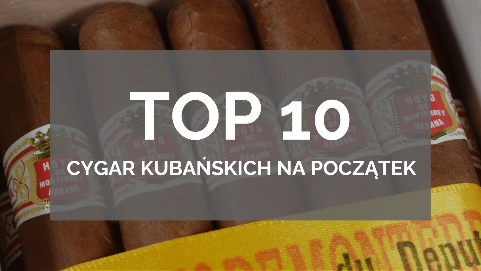 TOP 10 cygar kubańskich na początek - Cigar Sommelier